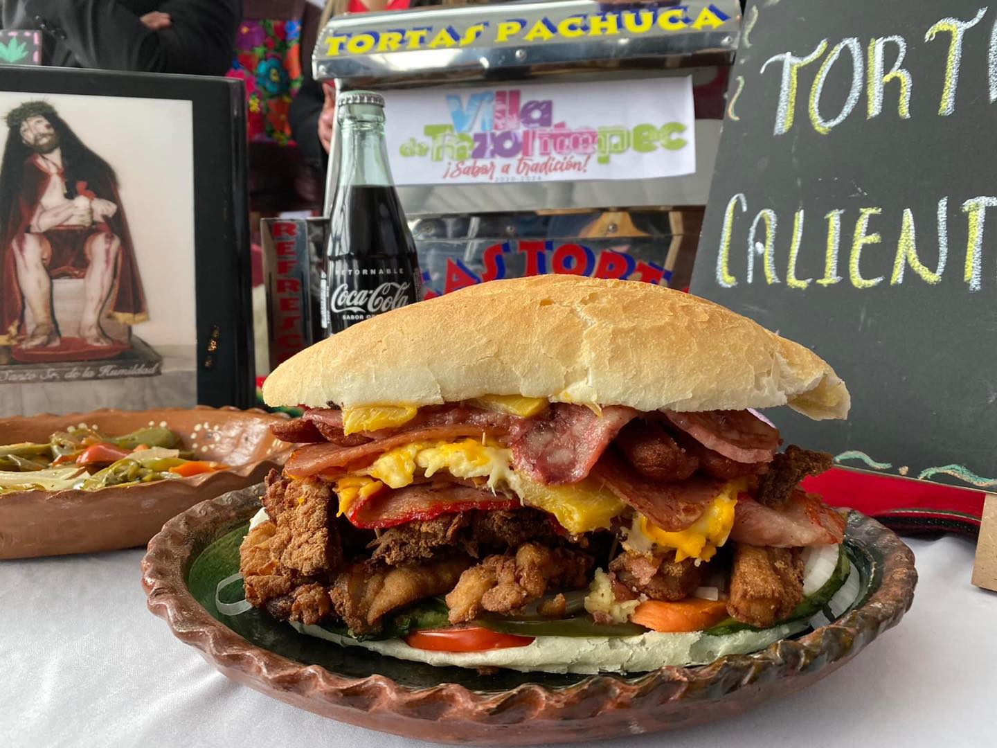 Tortas gratis por día del tortero en Villa de Tezontepec